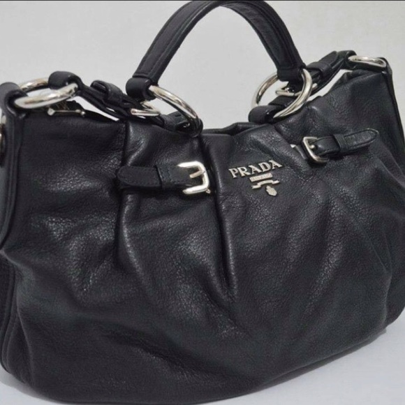 Prada | Bags | Authentic Prada Leather Bag | Poshmark